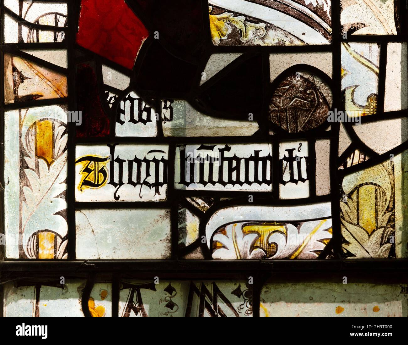 Saint Nicholas chapel, Gipping, Suffolk, England, UK medieval fragments ...