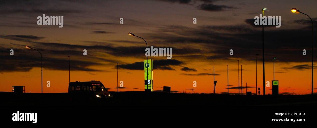 Highway in city panoramic view hi-res stock photography and images - Alamy