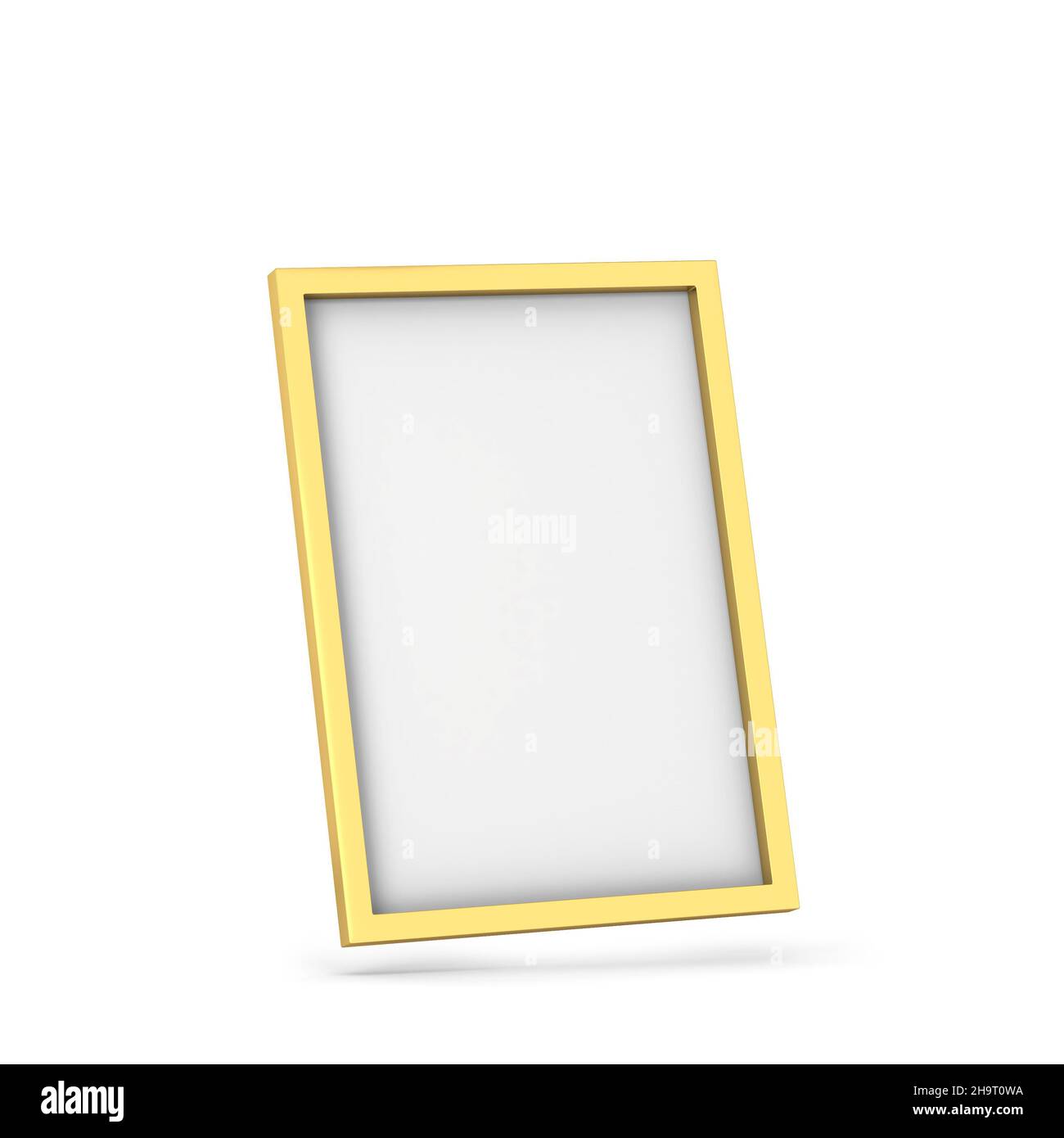 Simple frame. 3d illustration isolated on white background Stock Photo ...