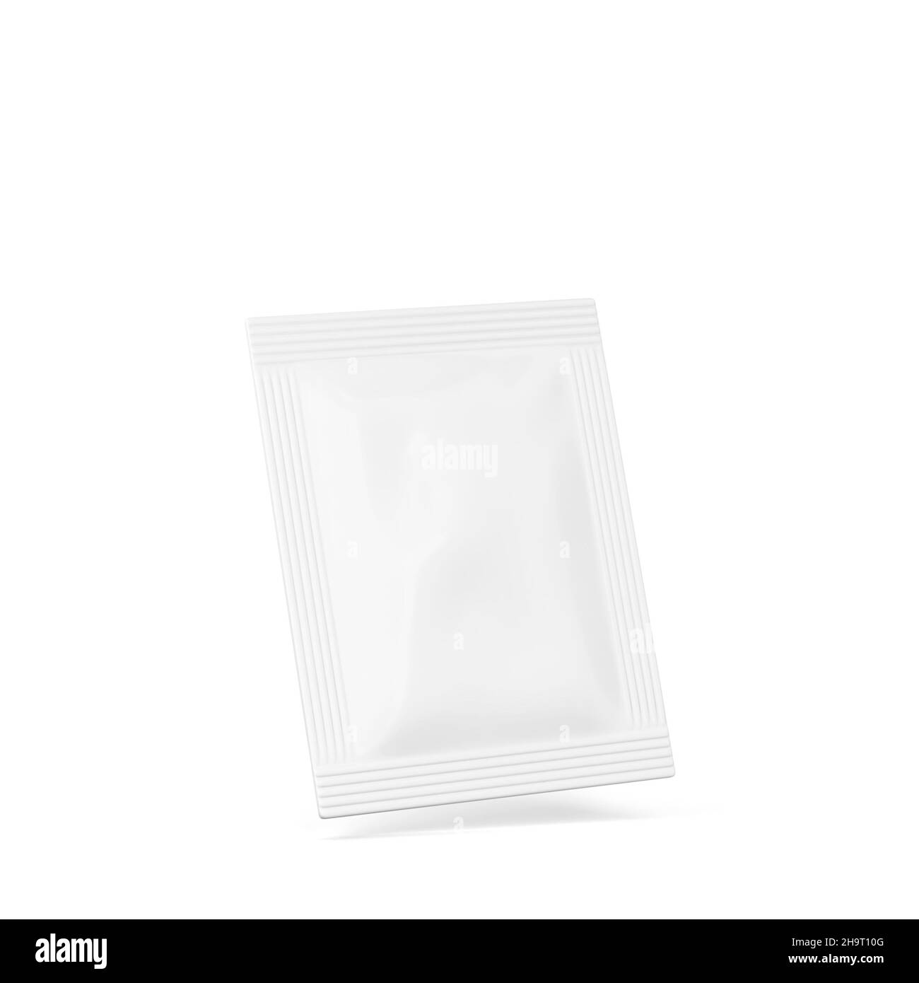 Blank sachet packaging mockup. 3d illustration isolated on white ...