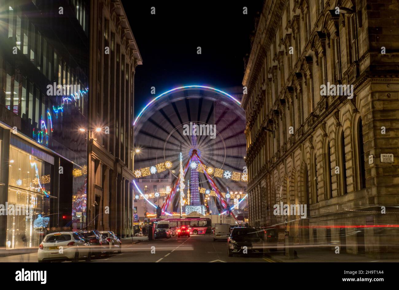 Christmas Lights George Square Glasgow Stock Photo - Alamy