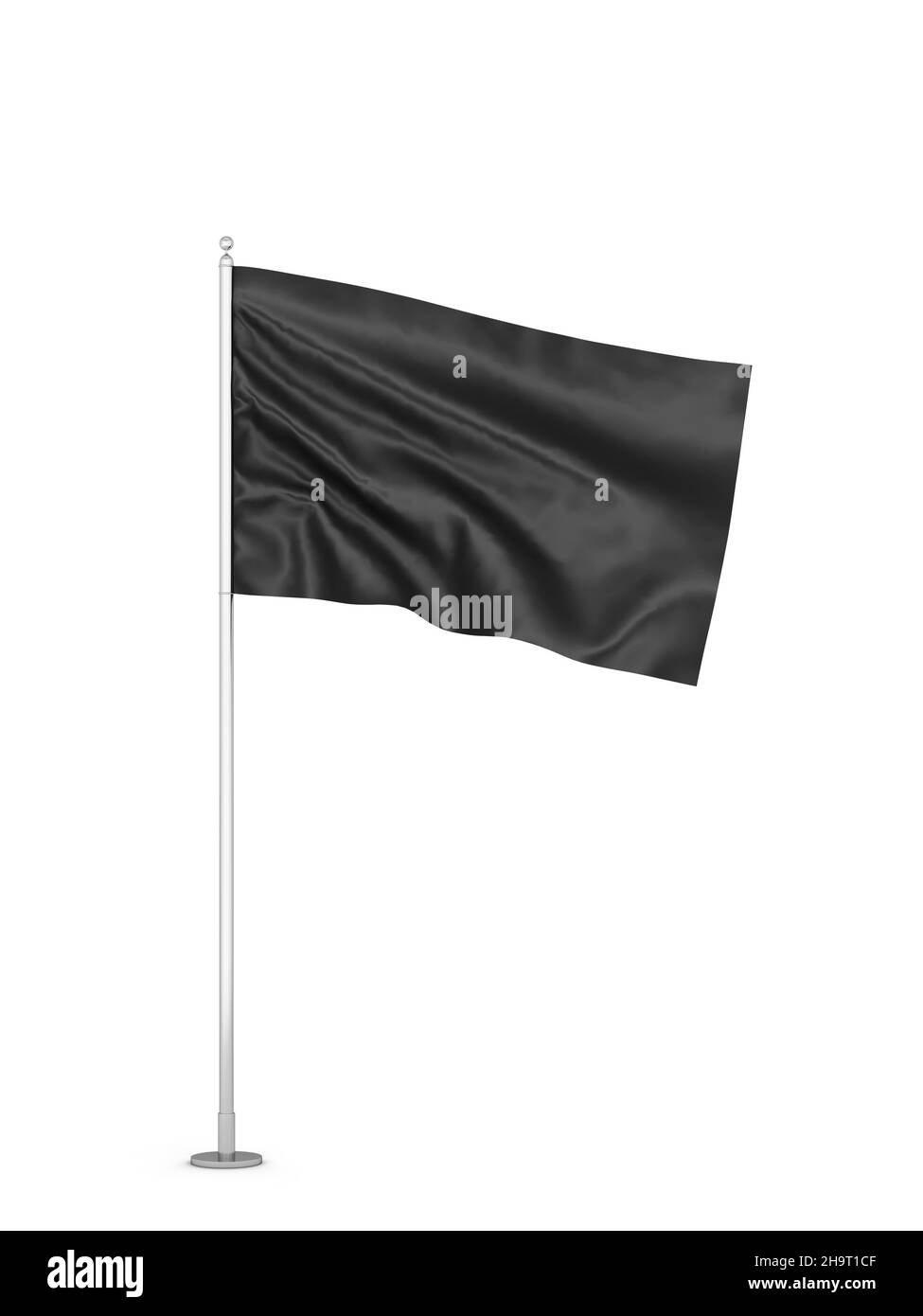 Empty flag pole Black and White Stock Photos & Images - Alamy