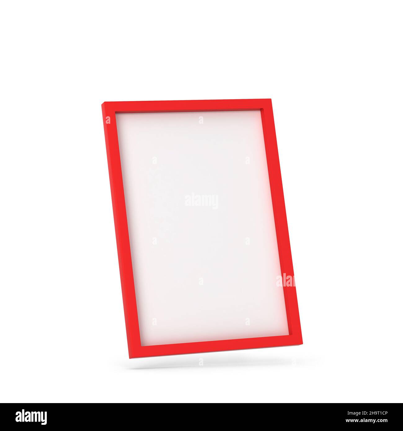Simple frame. 3d illustration isolated on white background Stock Photo ...
