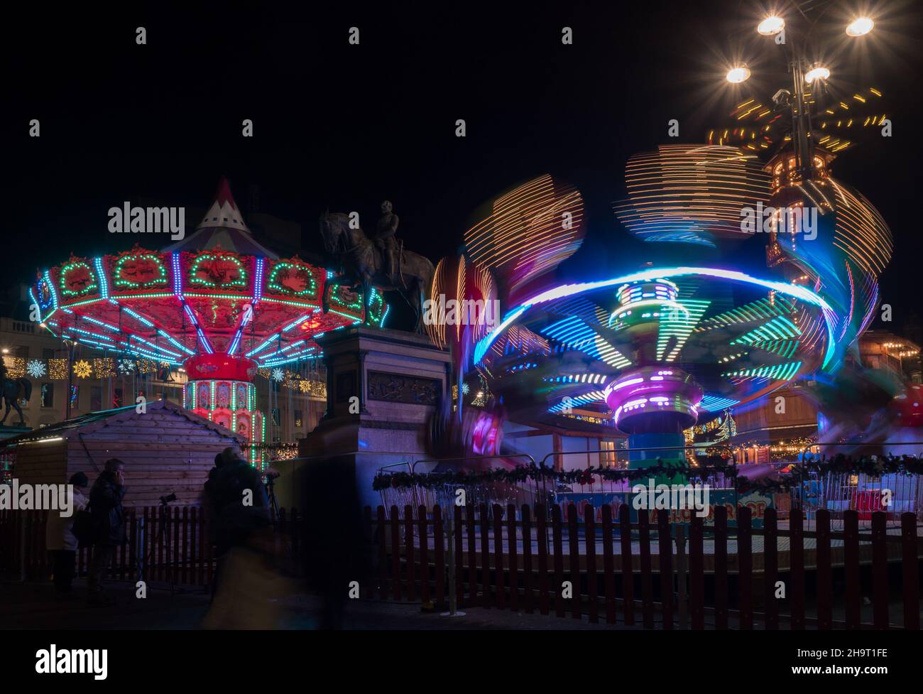 Christmas Lights George Square Glasgow Stock Photo - Alamy