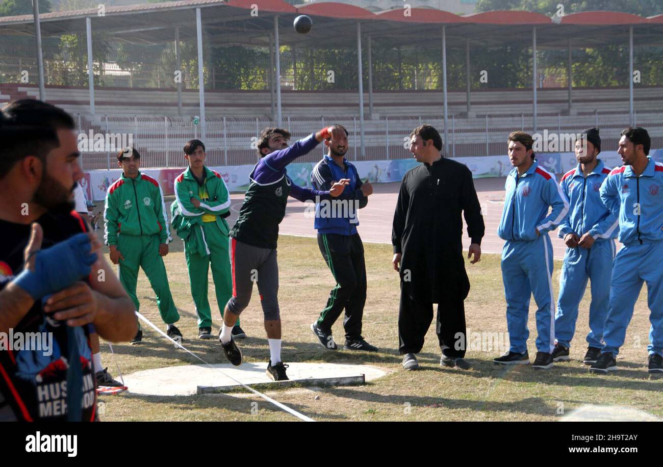 Players are in action during the Sports Festival Merged Areas held at ...