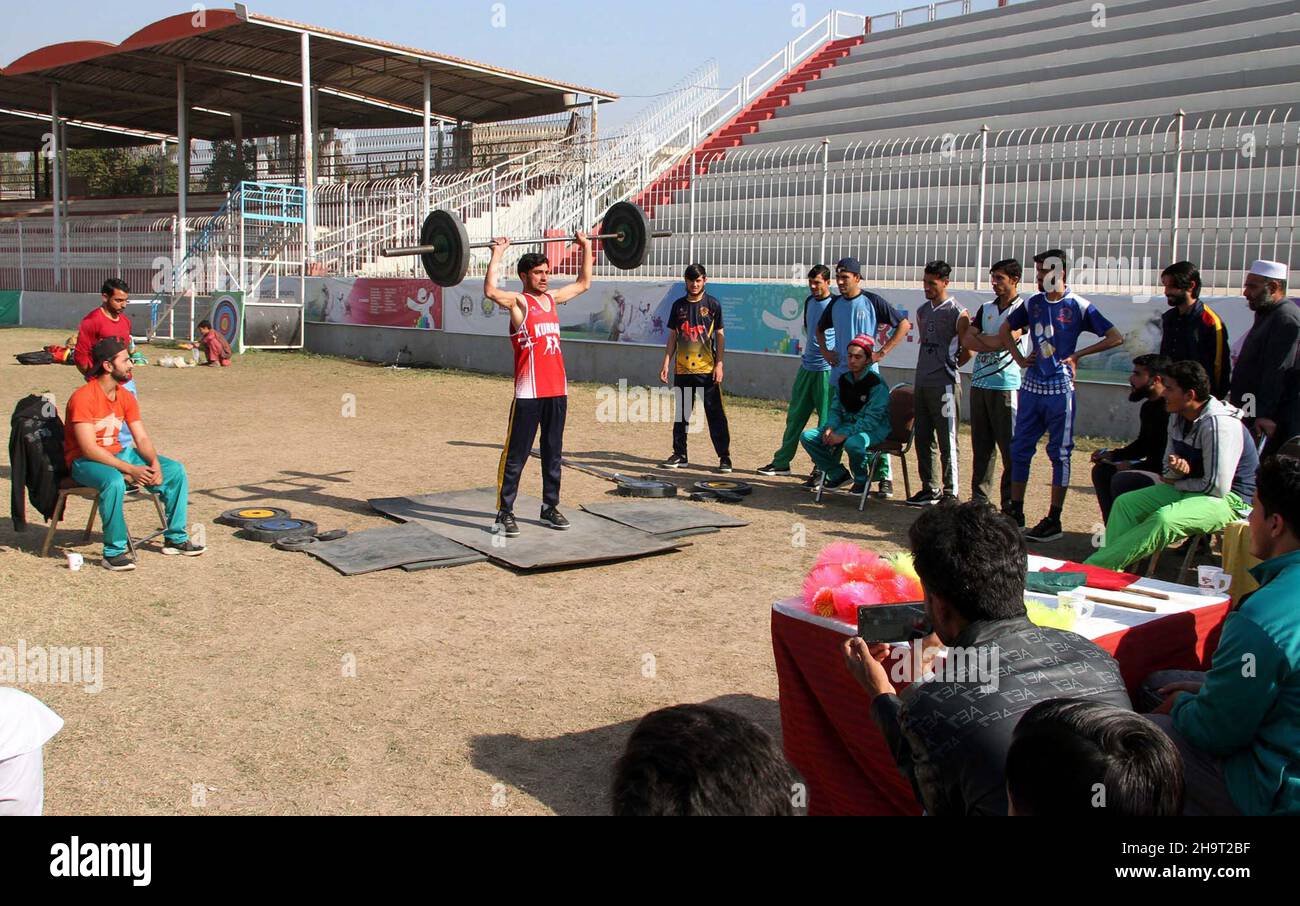 Players are in action during the Sports Festival Merged Areas held at ...