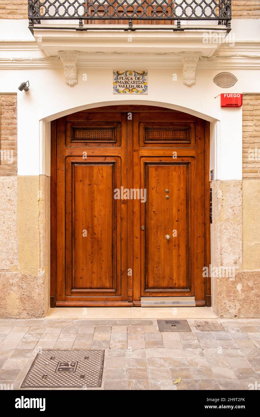 Traditional wooden doors Stock Photo - Alamy