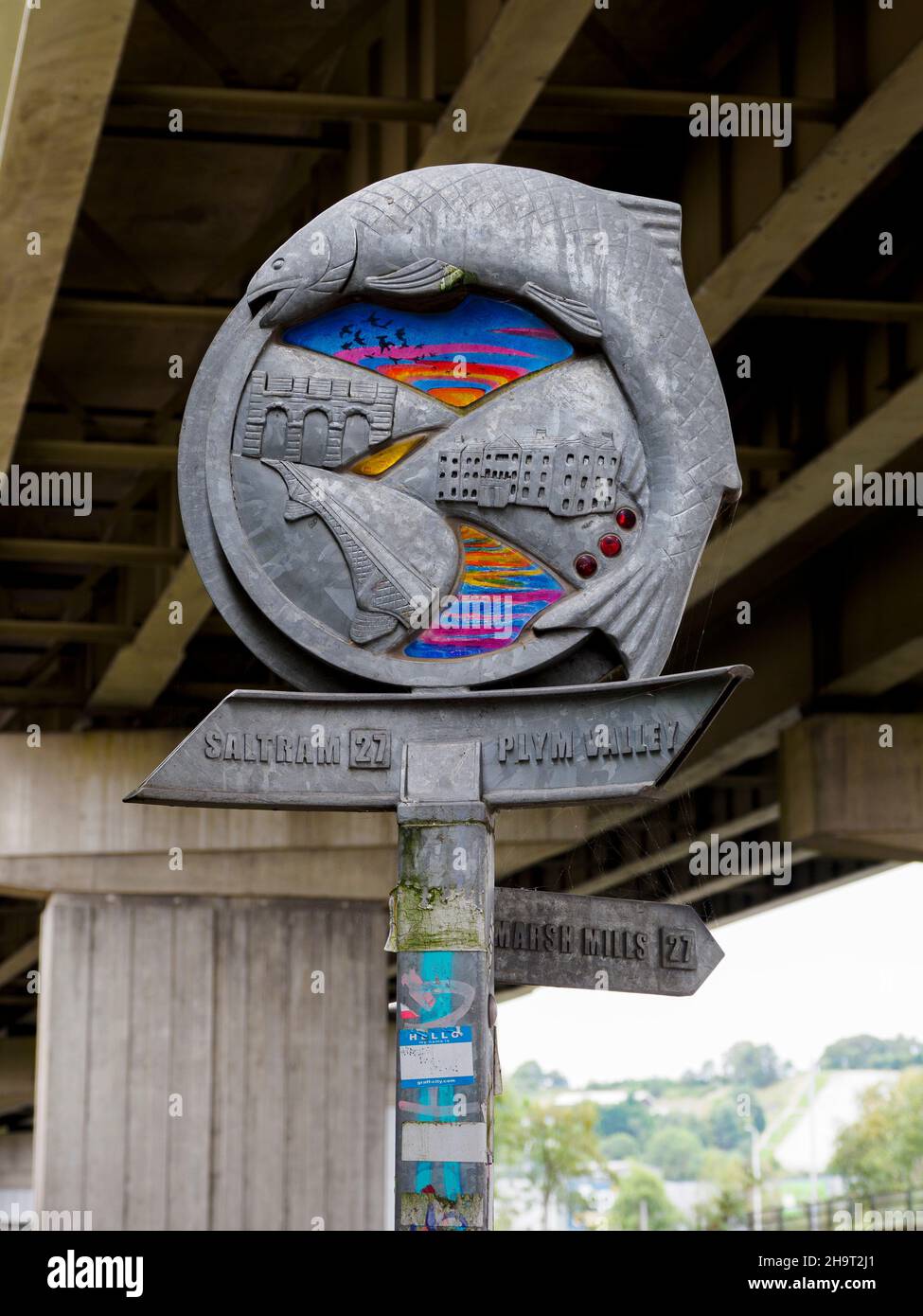 Sign for an heritage trail hi-res stock photography and images - Alamy