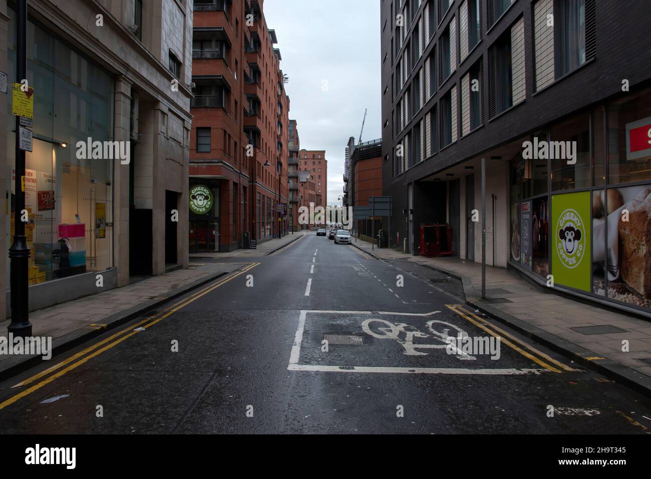 Hulme Street At Manchester England 7-12-2019 Stock Photo - Alamy