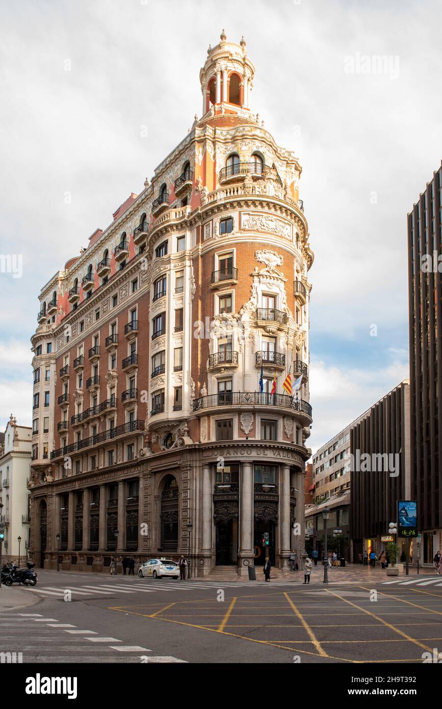 Historical building in Valencia, Spain Stock Photo - Alamy