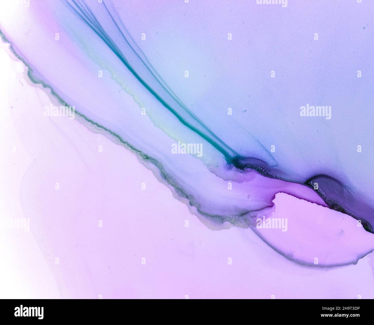 Ethereal Paint Texture. Liquid Ink Wash Stock Photo - Alamy