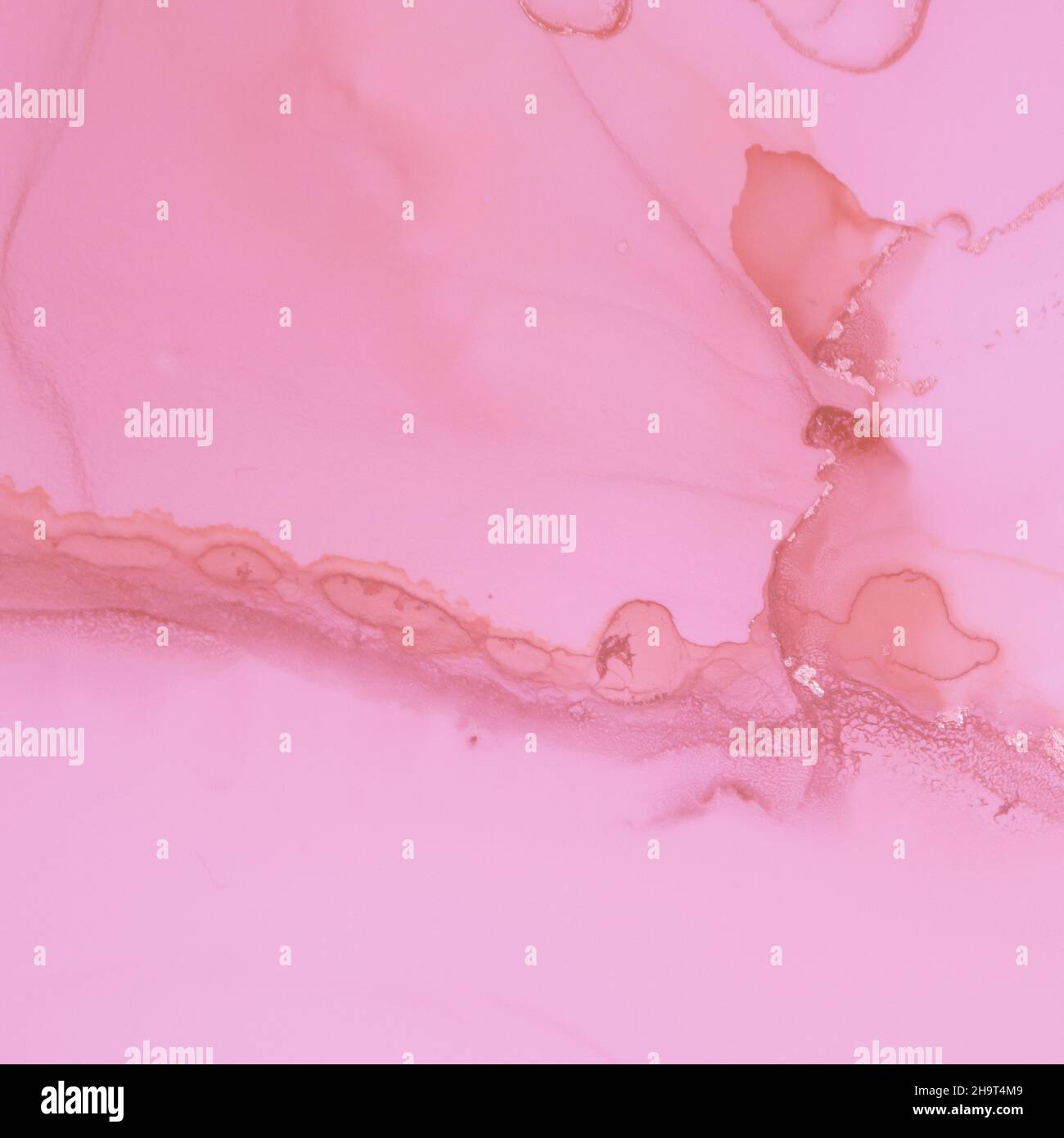 Delicate Ink Wash. Acrylic Illustration. Fluid Stock Photo - Alamy