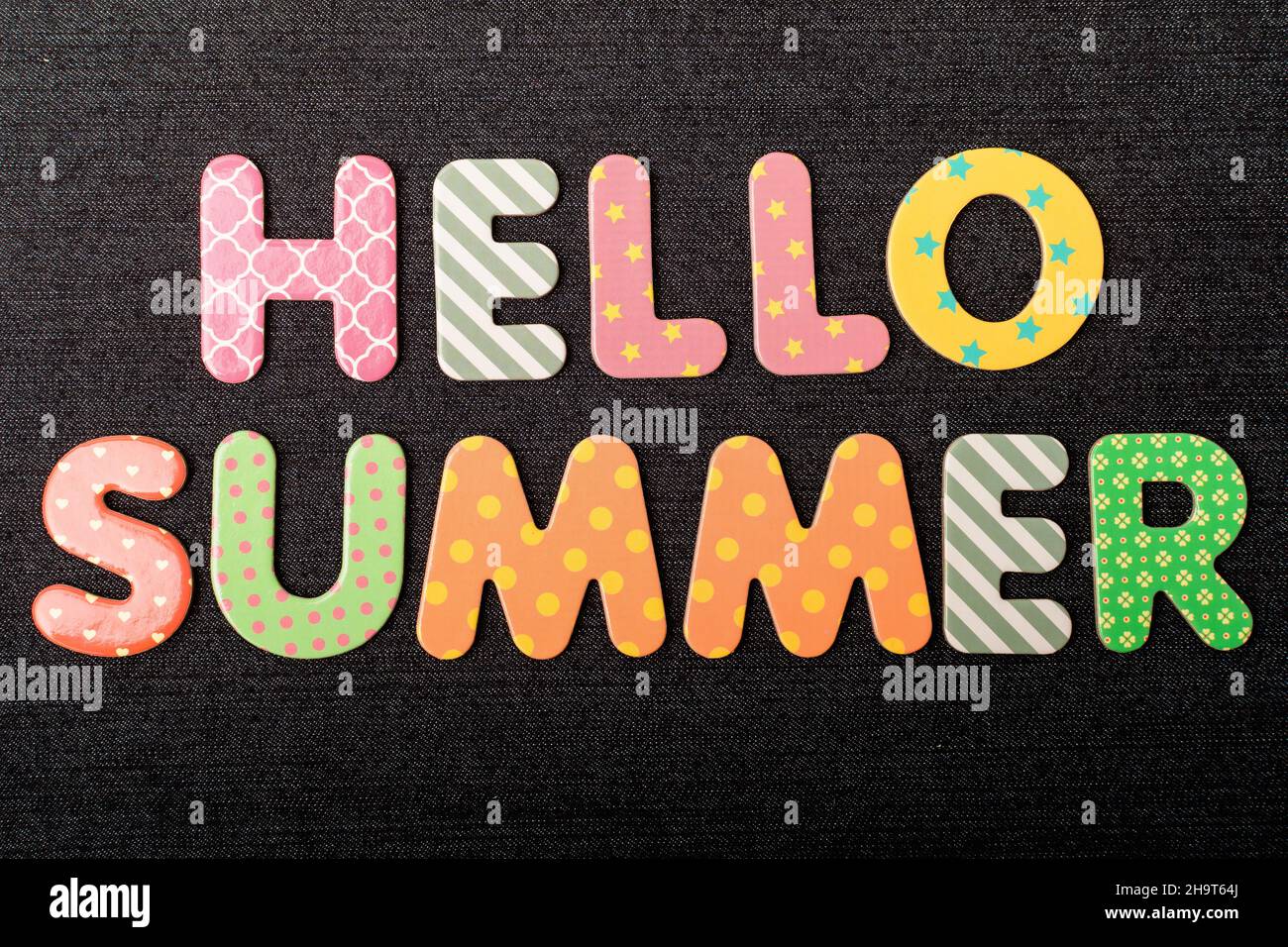 Summer words hi-res stock photography and images - Alamy