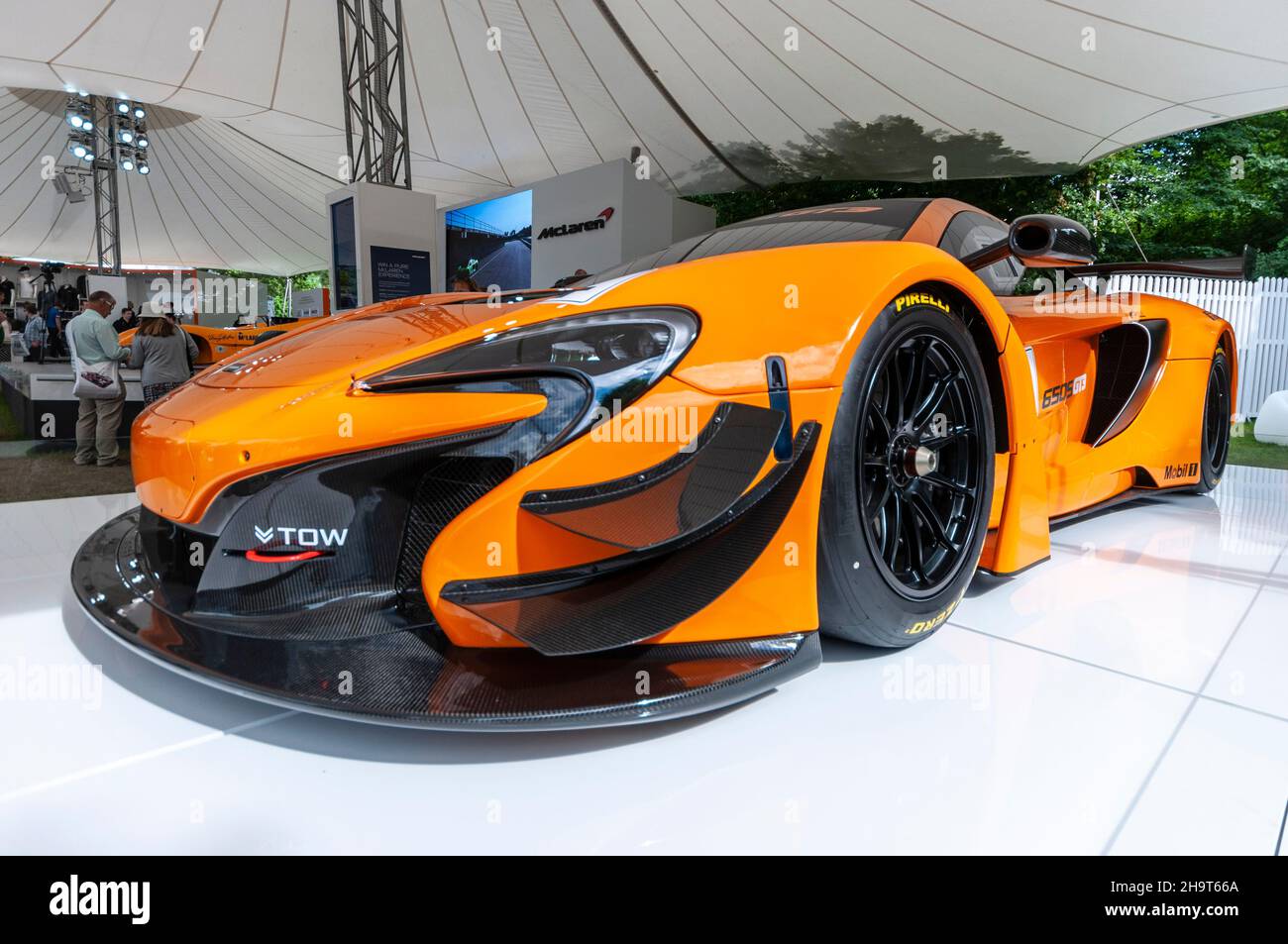 McLaren 650S GT3 racing car on display at the Goodwood Festival of ...