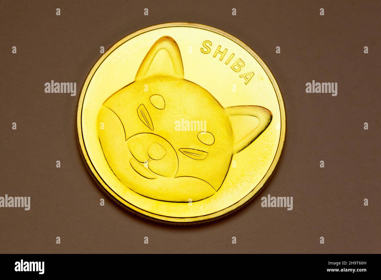 Shiba Inu cryptocurrency coin Stock Photo - Alamy