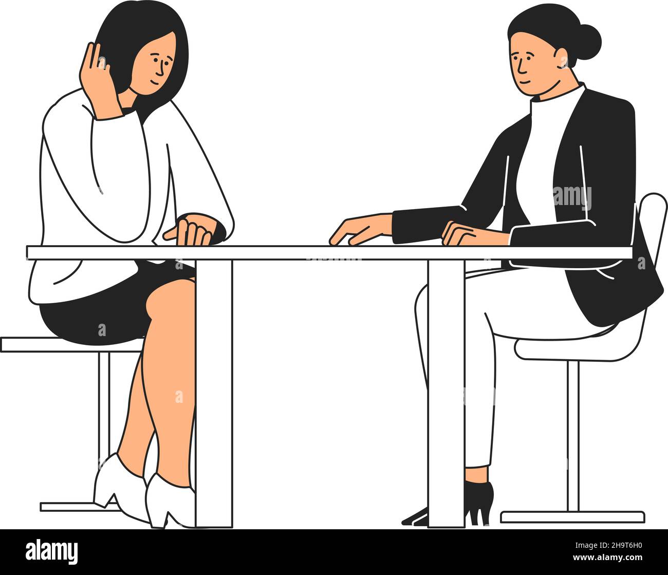 Workers table Cut Out Stock Images & Pictures - Alamy