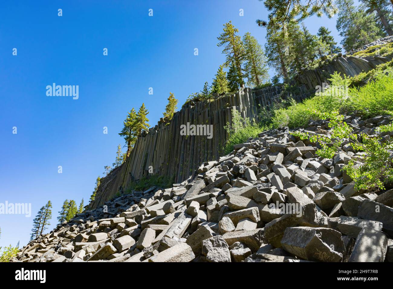 Special Geology of Basalt in Devils Postpile National Monument near ...