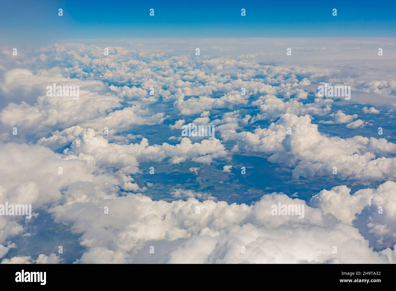 Beautiful clouds, ice over Winisk River, Canada Stock Photo - Alamy