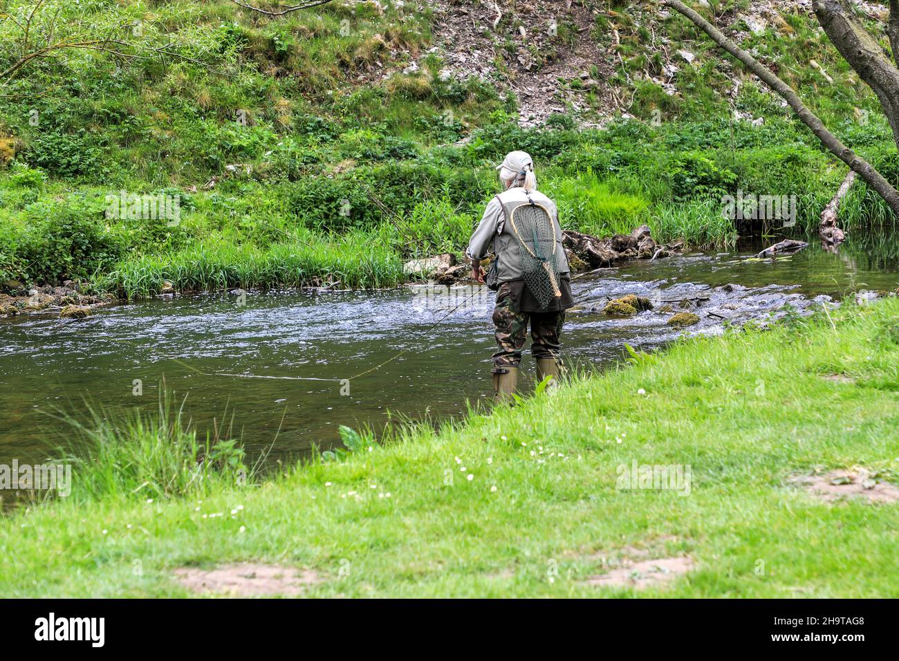 Dove dale angler hi-res stock photography and images - Alamy