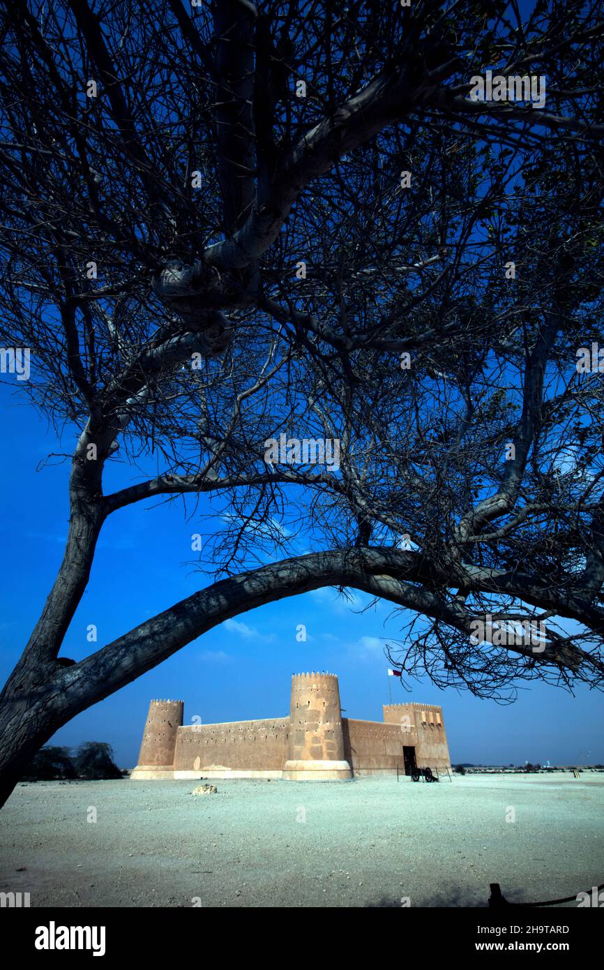 Al Zubara Fort is a historical fort in QATAR Stock Photo - Alamy