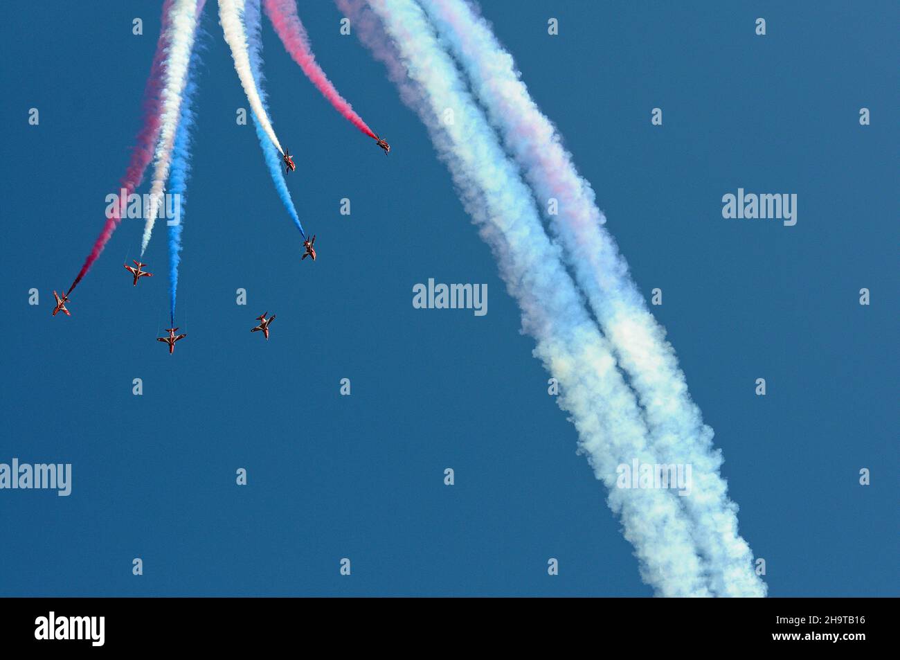 The Red Arrows Stock Photo - Alamy