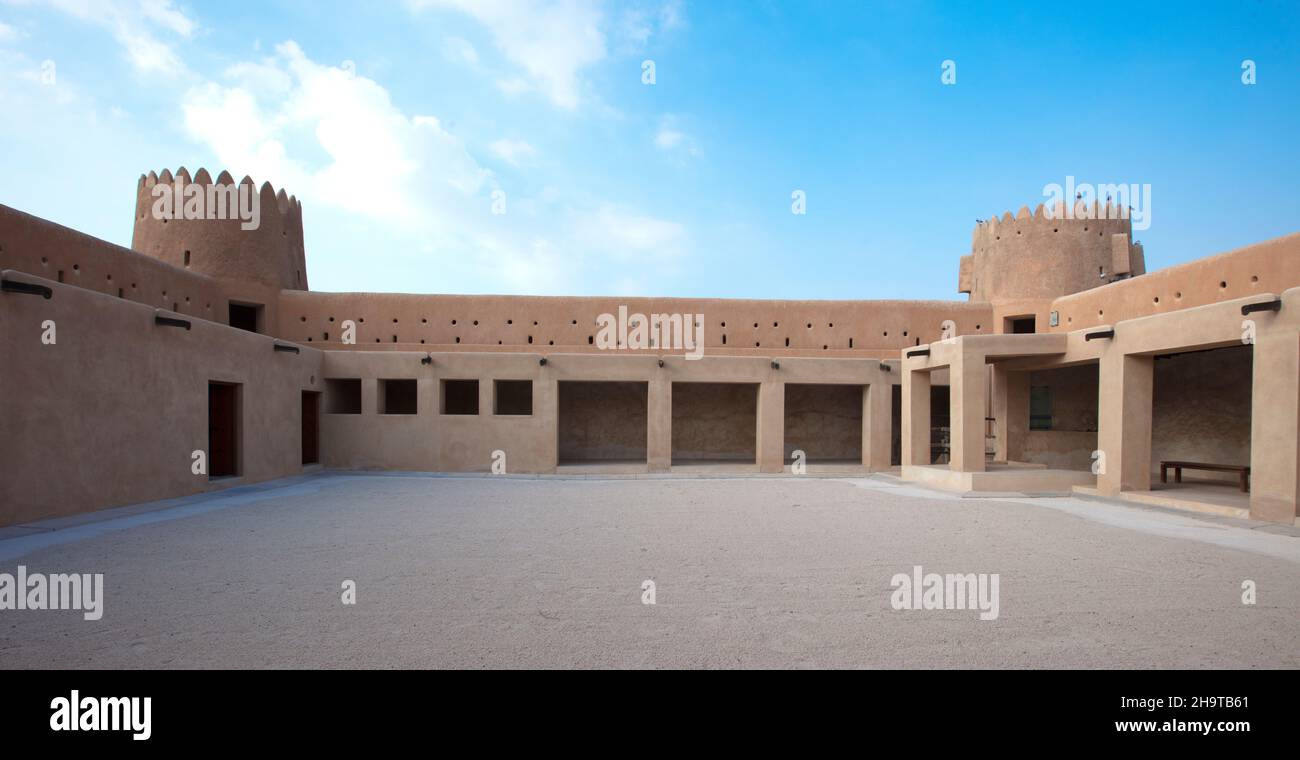 Al Zubara Fort is a historical fort in QATAR Stock Photo - Alamy