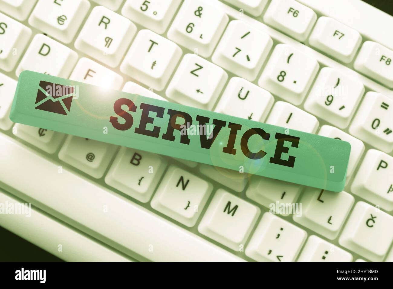 Hand writing sign Service. Concept meaning valuable action or effort ...