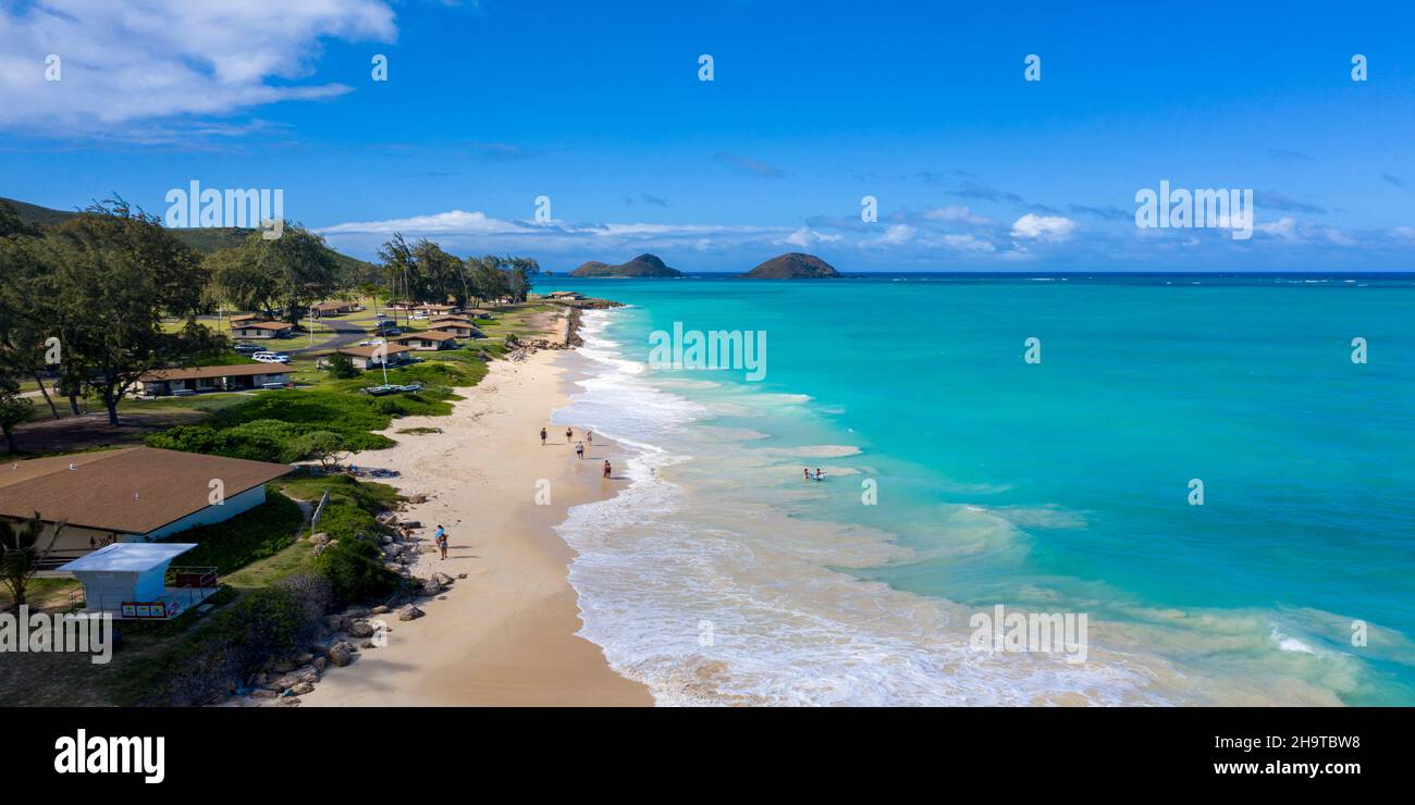 Bellows Beach, Waimanalo, Oahu, Hawaii Stock Photo - Alamy