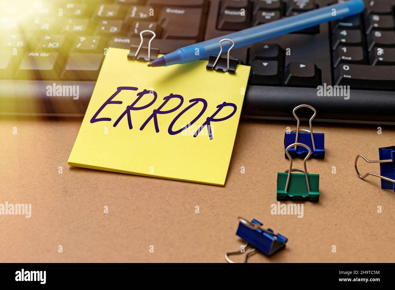 Mistake in handwriting hi-res stock photography and images - Alamy