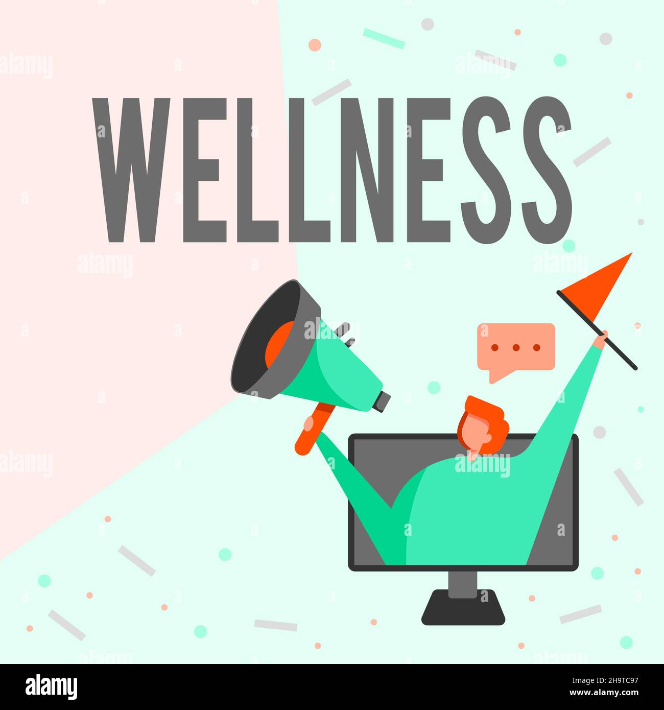 Hand writing sign Wellness. Word Written on state of being in good ...