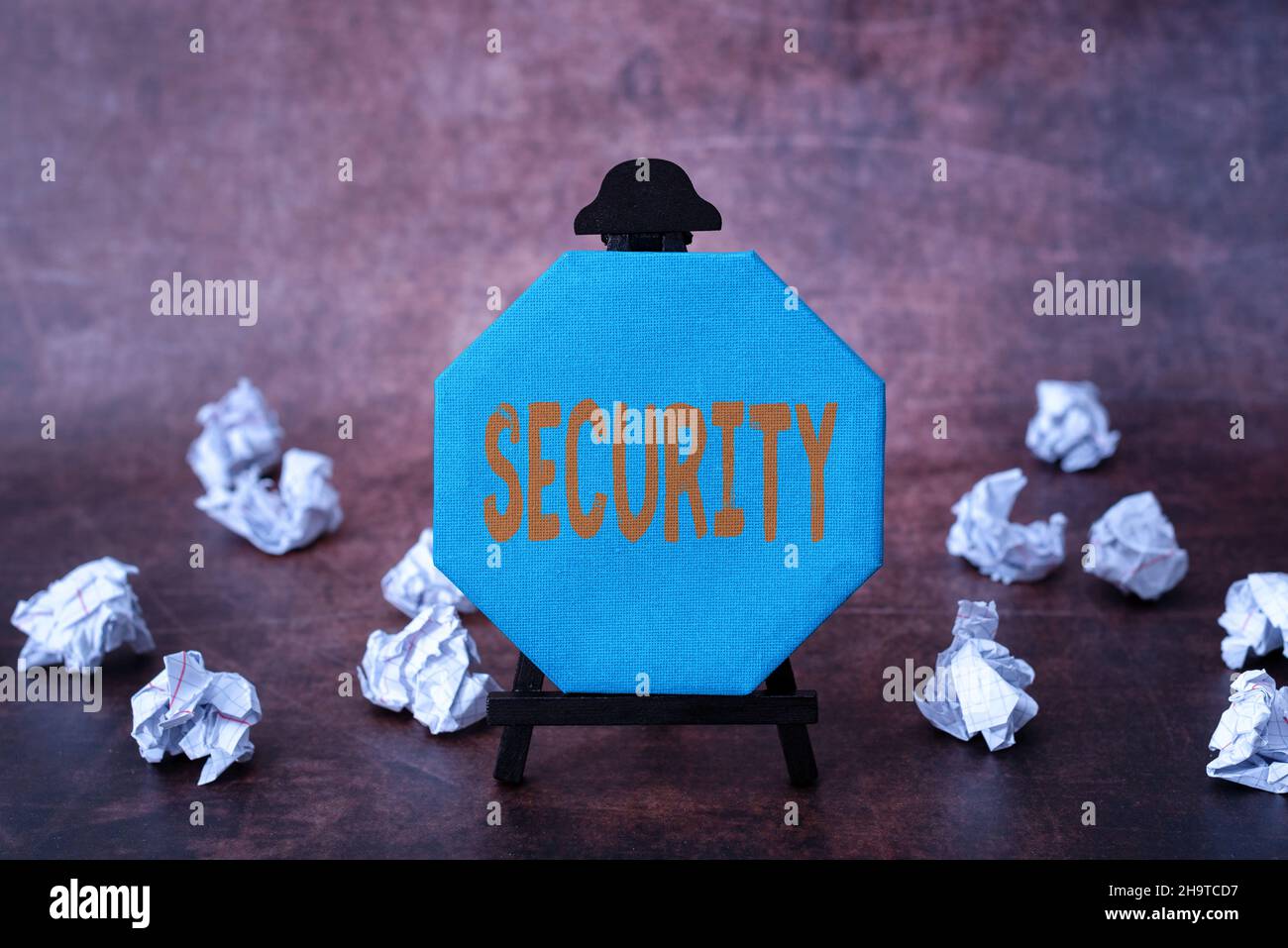 Writing displaying text Security. Word Written on measures taken to be ...
