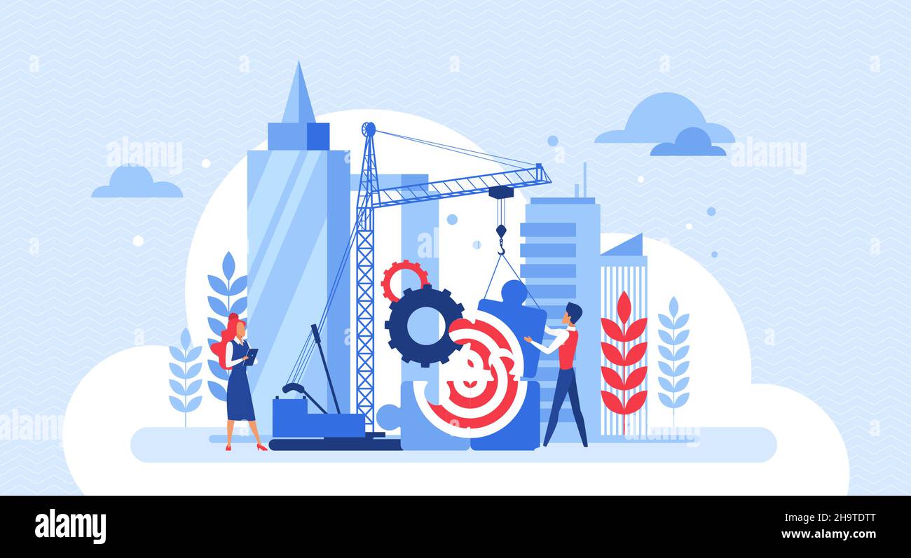 Cartoon Work With A Partner