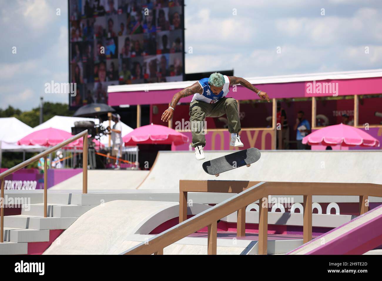 JULY 25th, 2021 - TOKYO, JAPAN: Manny SANTIAGO of Puerto Rico in action ...