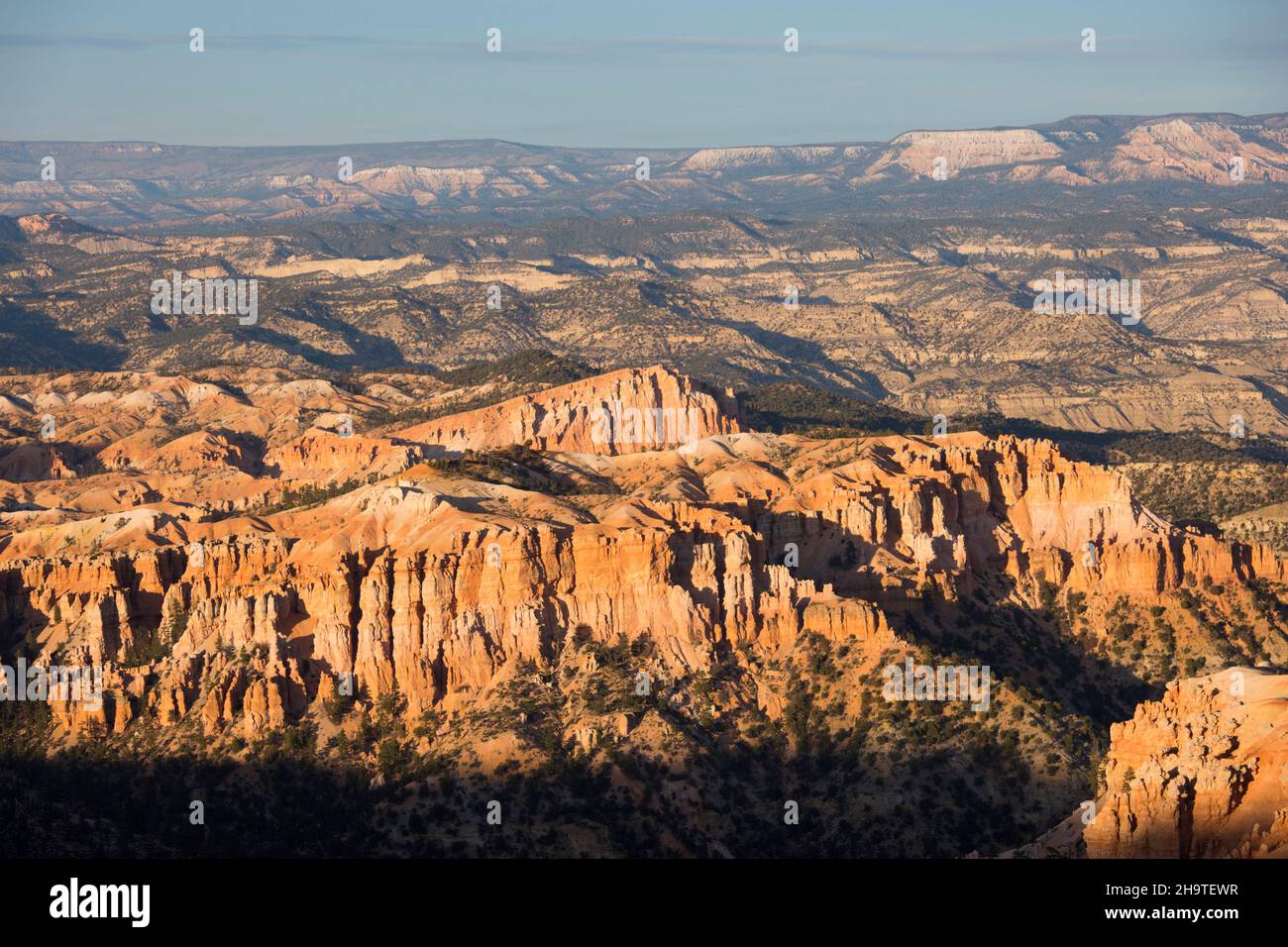 Bryce Canyon National Park, Utah, USA. View to Sinking Ship Mesa and ...