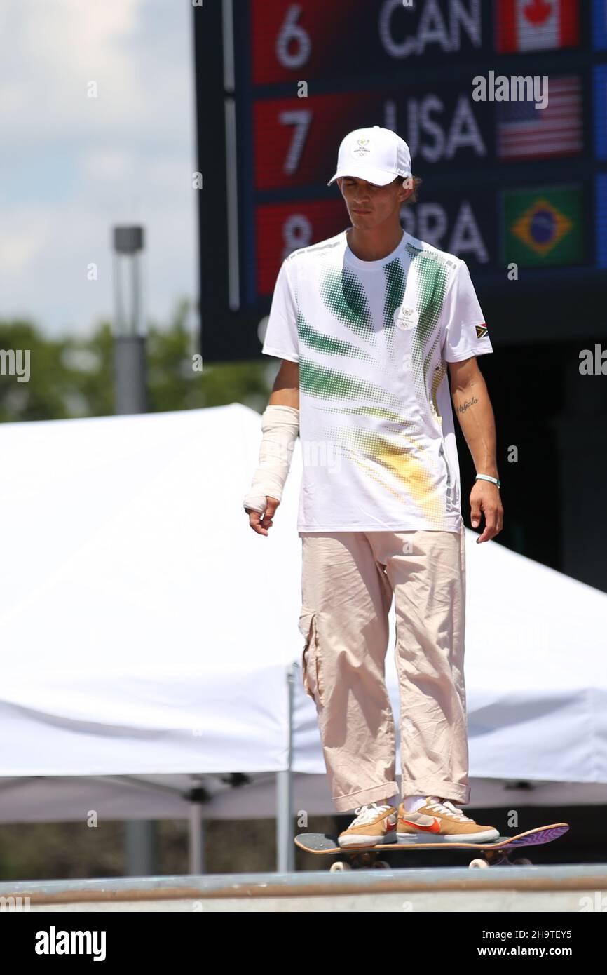 JULY 25th, 2021 - TOKYO, JAPAN: Brandon VALJALO of South Africa in ...