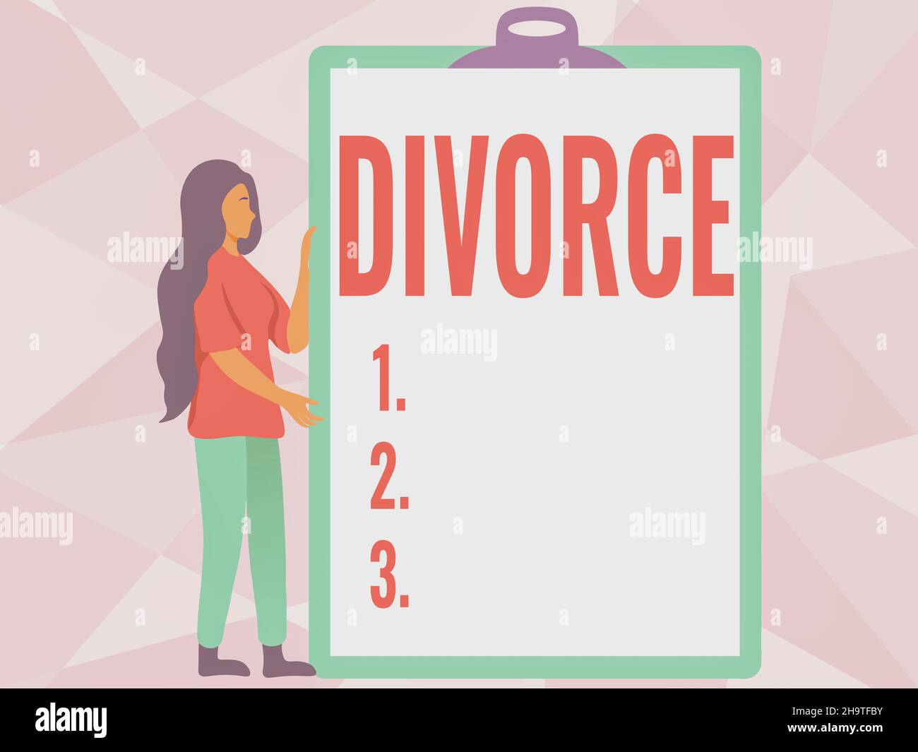 Hand Writing Sign Divorce Business Concept Legal Dissolution Of