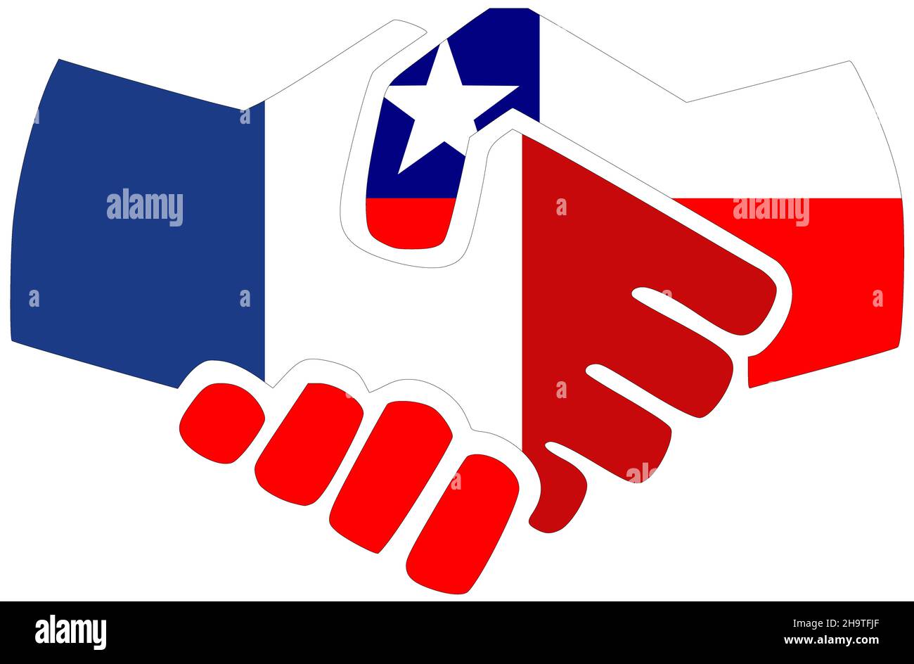 American french friendship hi-res stock photography and images - Alamy