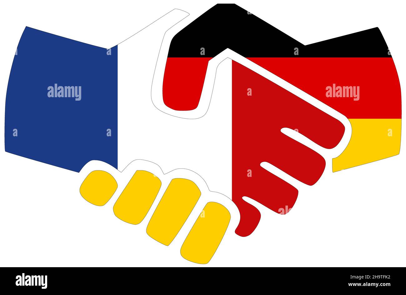 French german cooperation Cut Out Stock Images & Pictures - Alamy