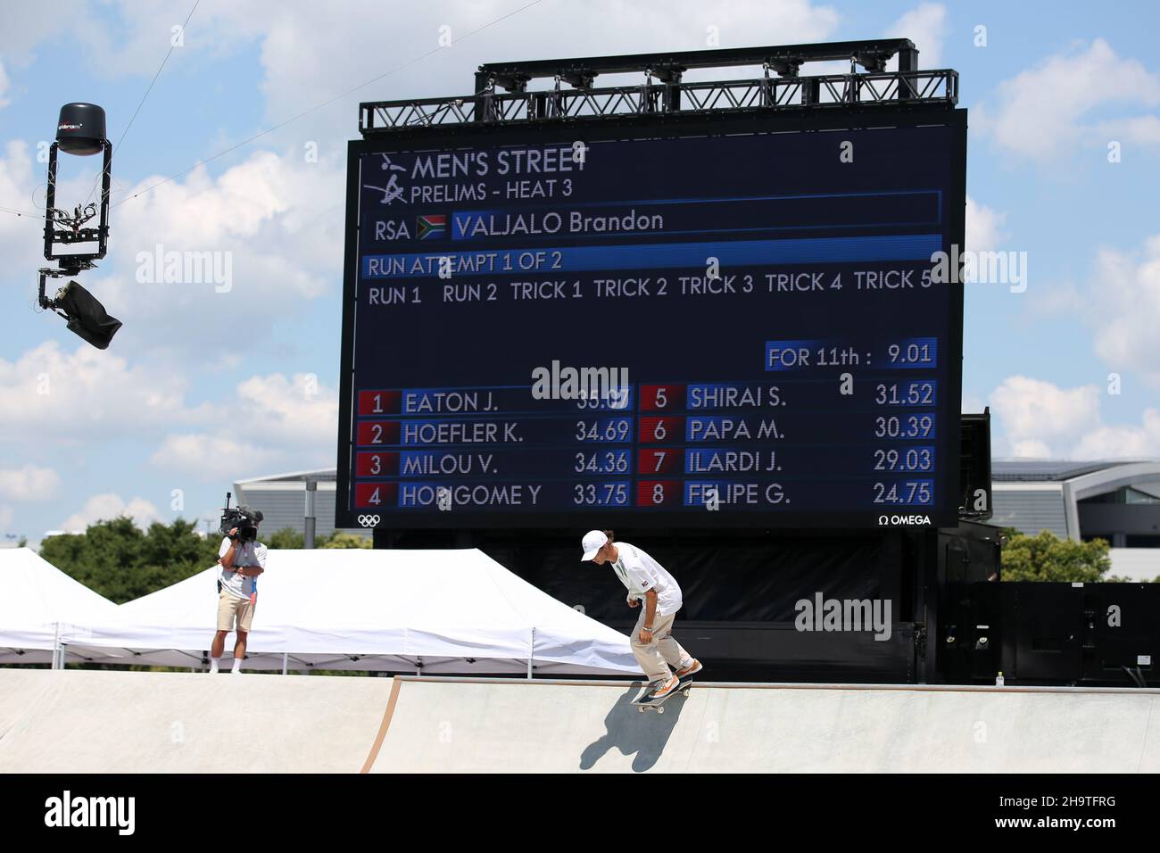 JULY 25th, 2021 - TOKYO, JAPAN: Brandon VALJALO of South Africa in ...