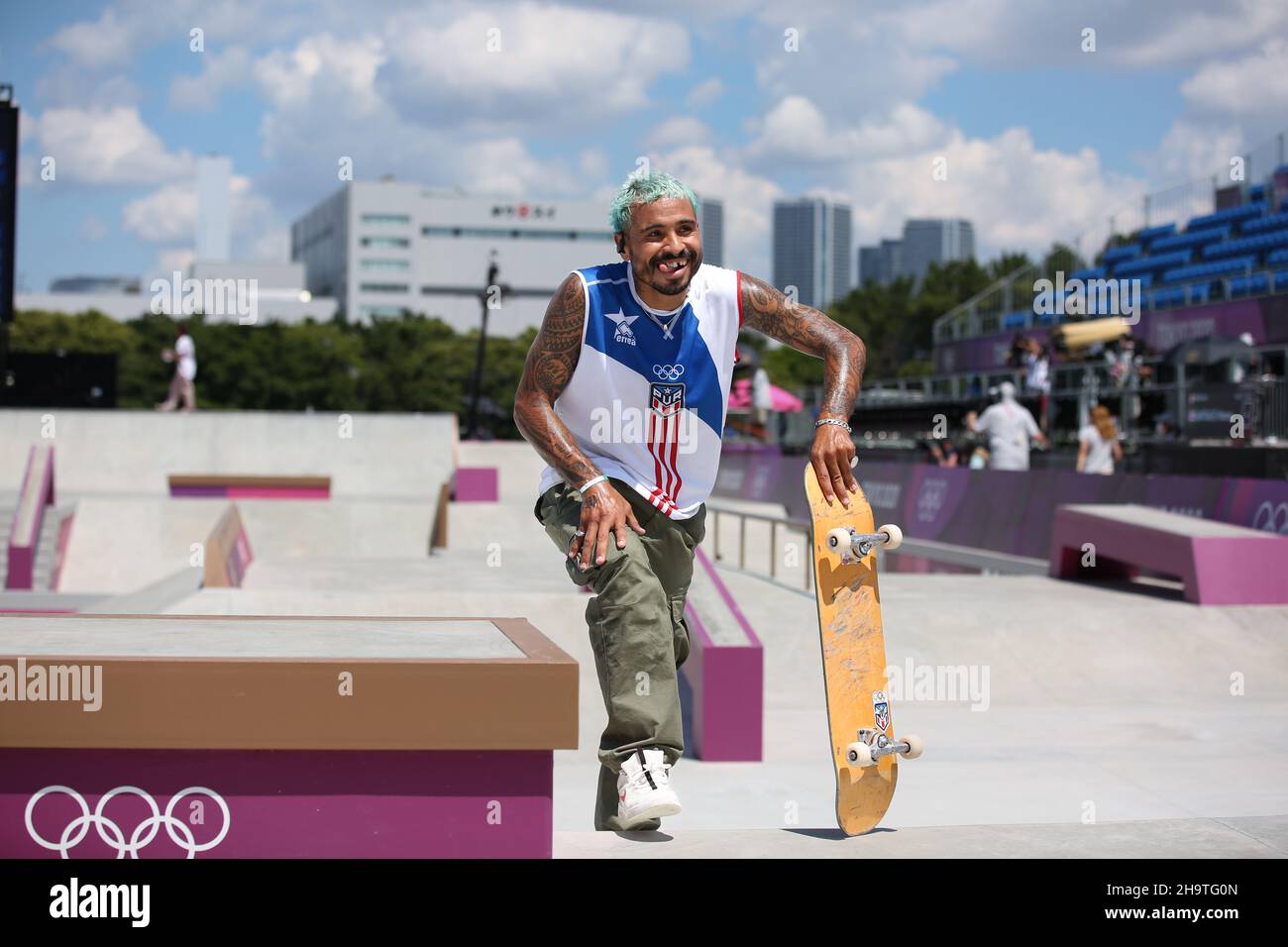 JULY 25th, 2021 - TOKYO, JAPAN: Manny SANTIAGO of Puerto Rico in action ...
