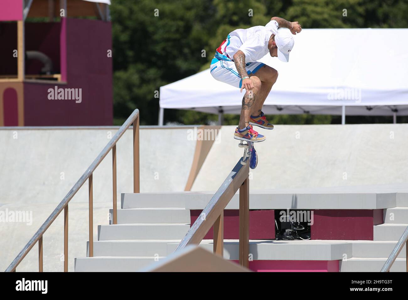 JULY 25th, 2021 - TOKYO, JAPAN: Aurelien GIRAUD of France in action ...