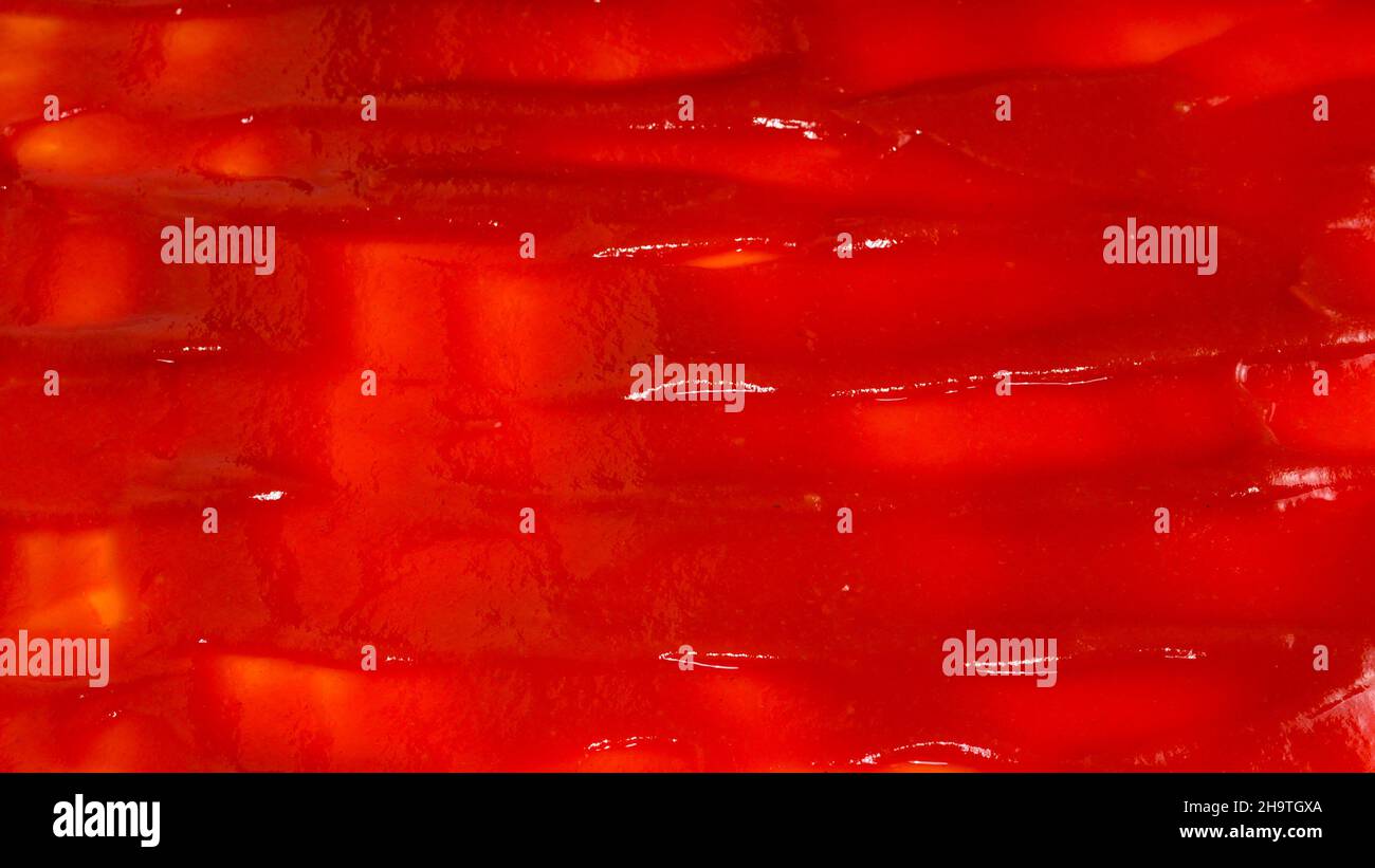 Red sauce splashes as background Stock Photo - Alamy