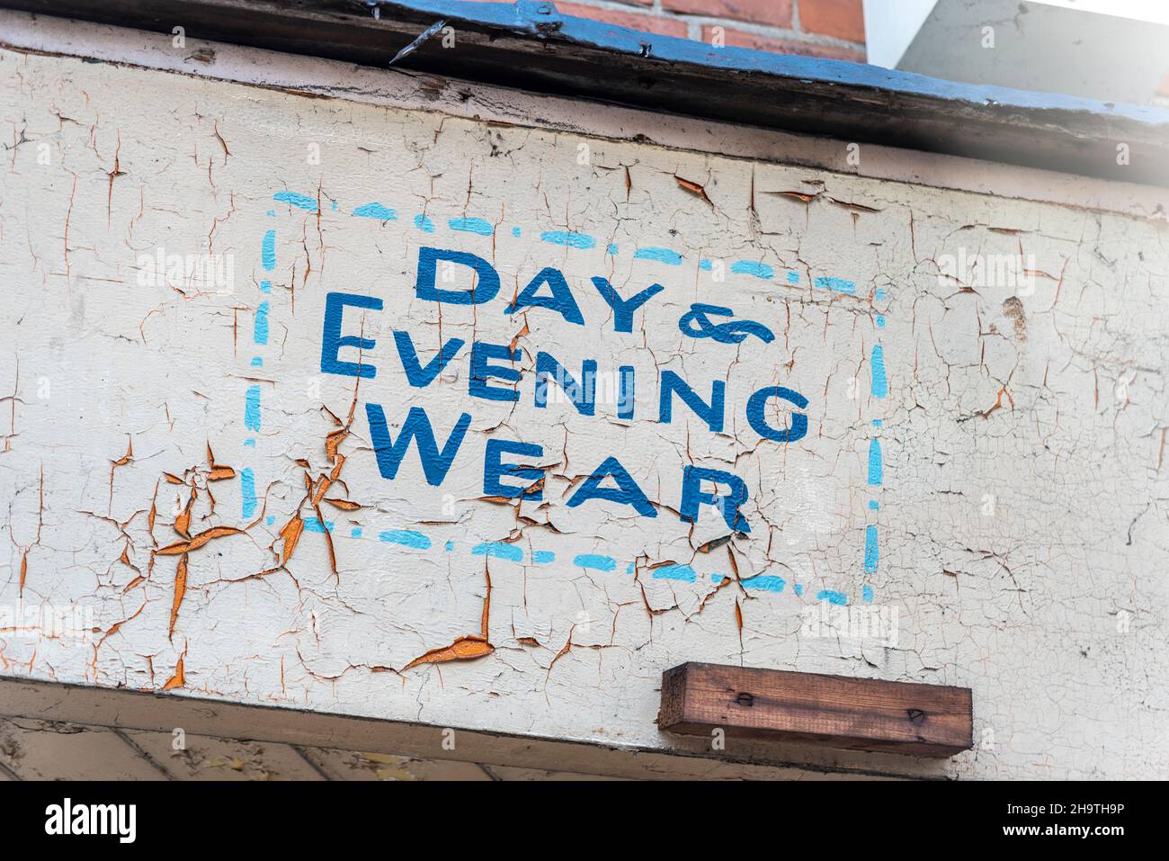 Vintage shop sign uncovered during renovation. Historic Jackalyn ...