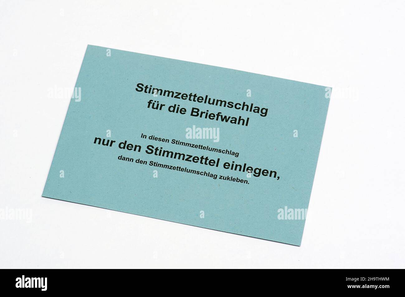 Ballot paper envelope for postal voting, Germany Stock Photo - Alamy