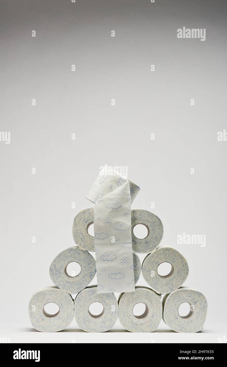 Stack of toilet rolls hi-res stock photography and images - Alamy