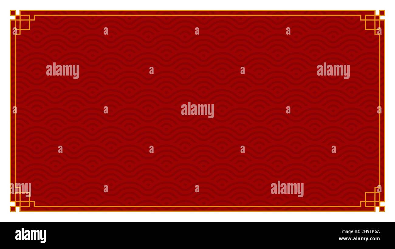 red and gold happy chinese new year festival banner design. Banner with ...