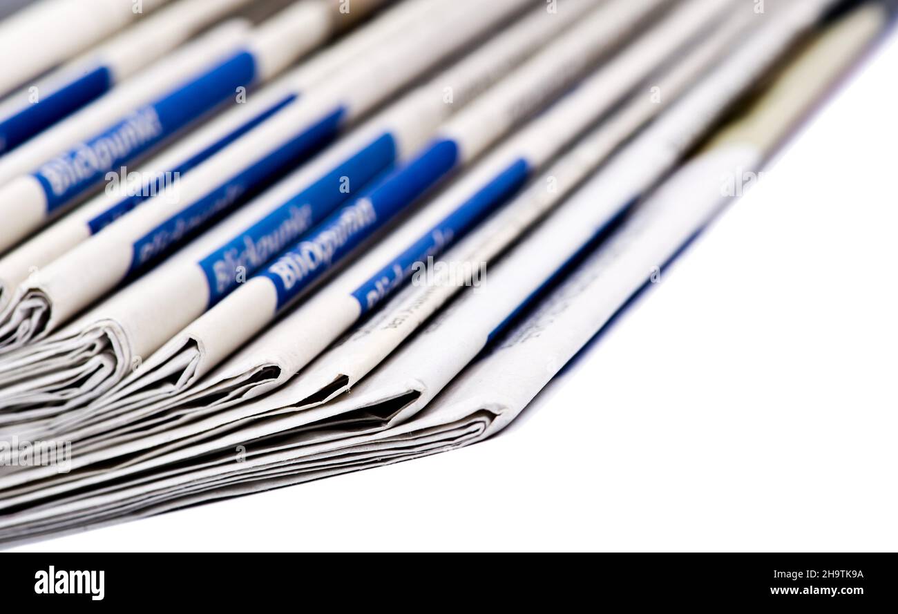pile of newspapers, Germany Stock Photo - Alamy