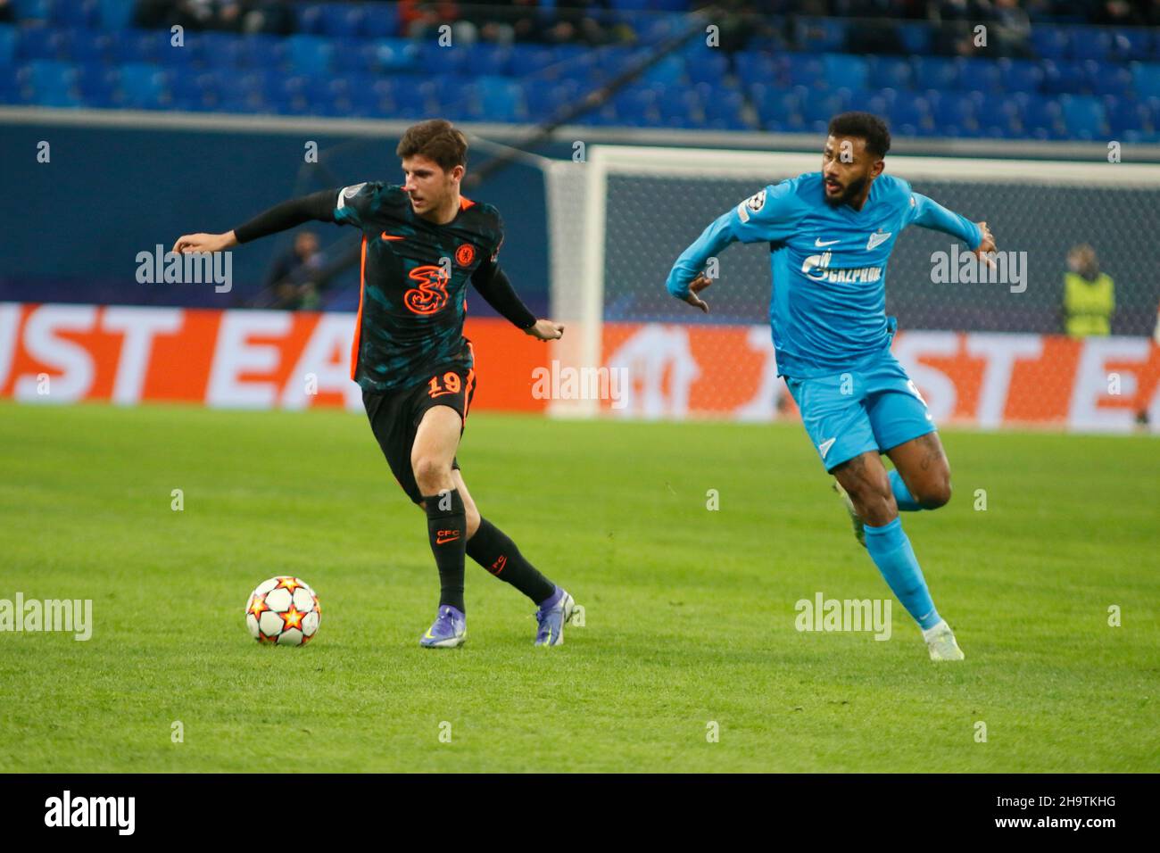 Saint Petersburg, Russia - 8 December 2021: Football, UEFA Champions ...