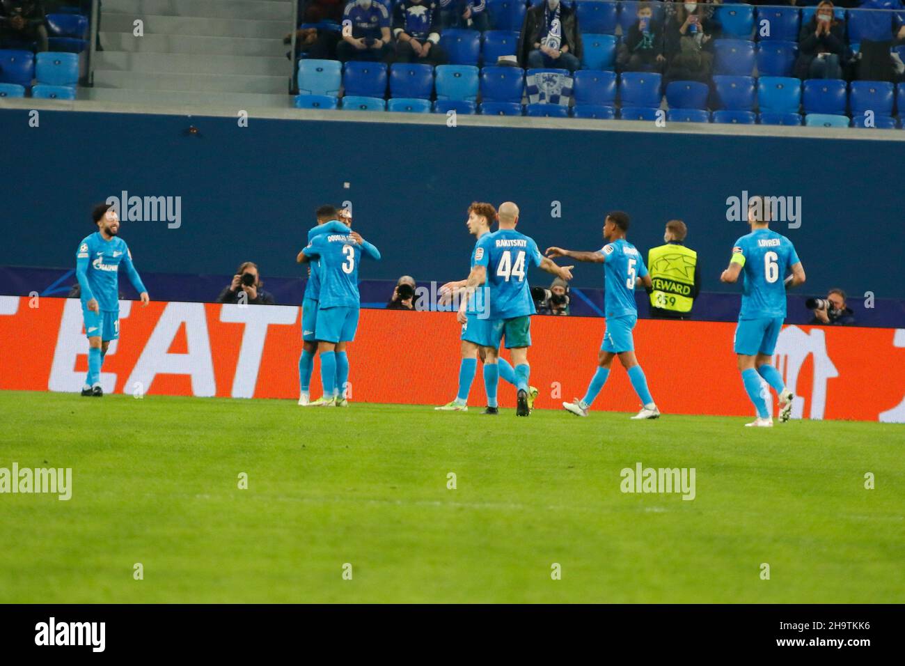 Saint Petersburg, Russia - 8 December 2021: Football, UEFA Champions ...