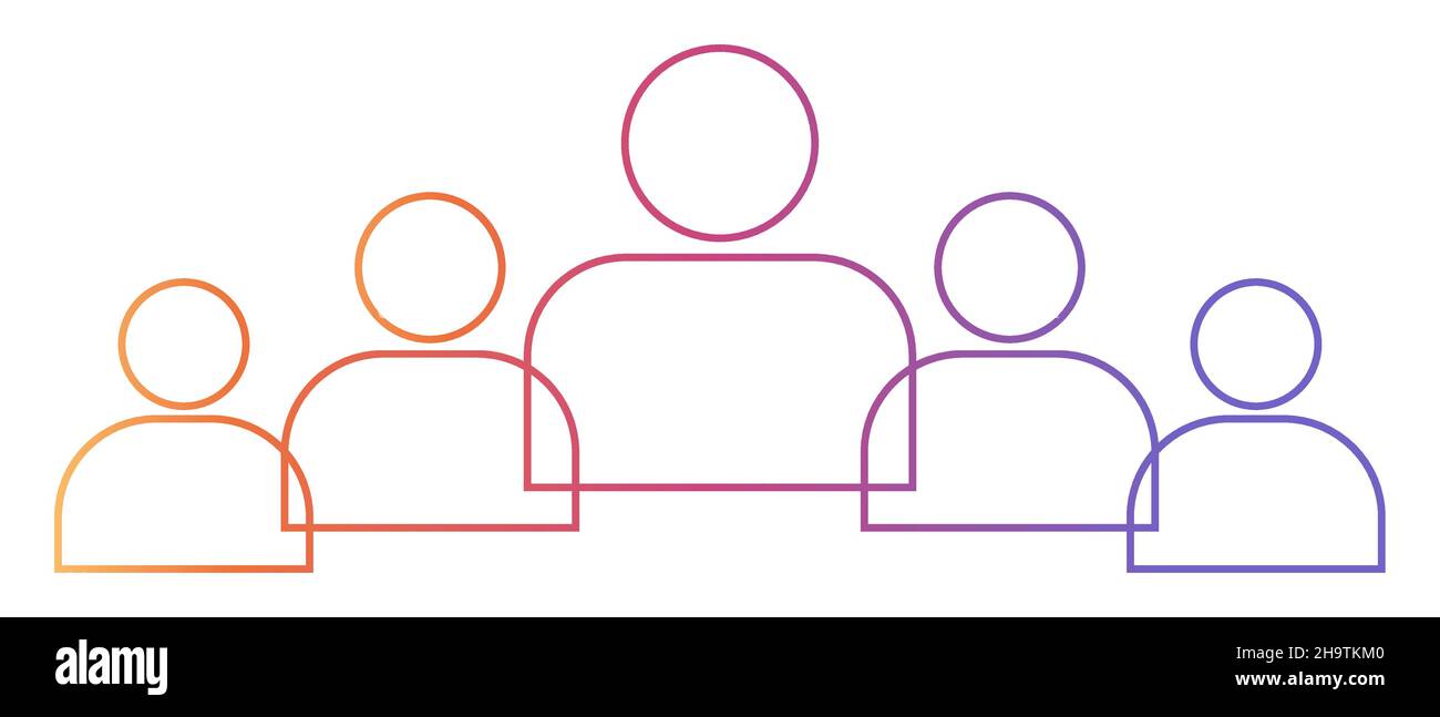 Inclusion and diversity concept. Vector illustration isolated on white ...